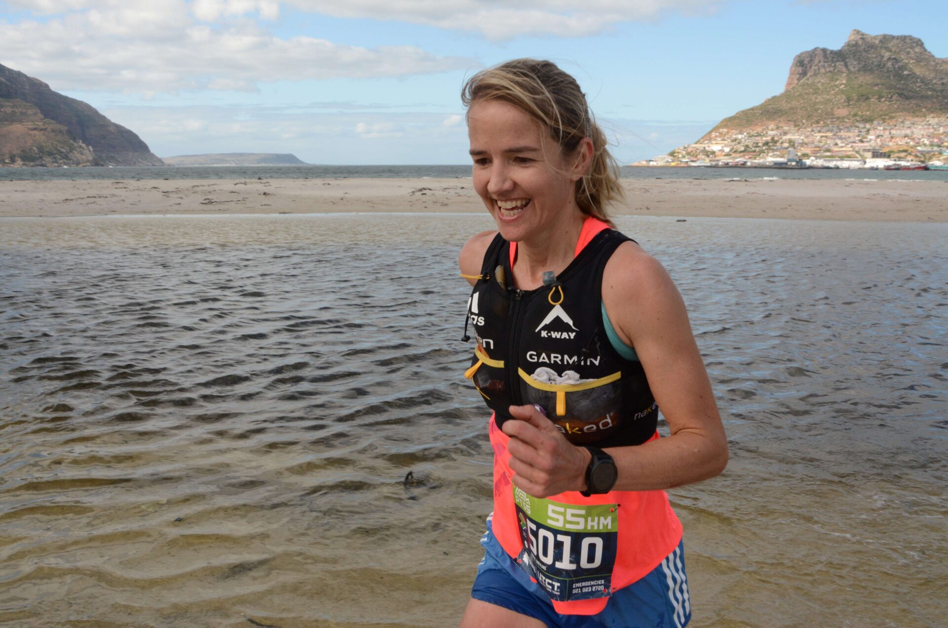 It's the Robbie and Landie show in the Ultra-trail Cape Town pipe ...